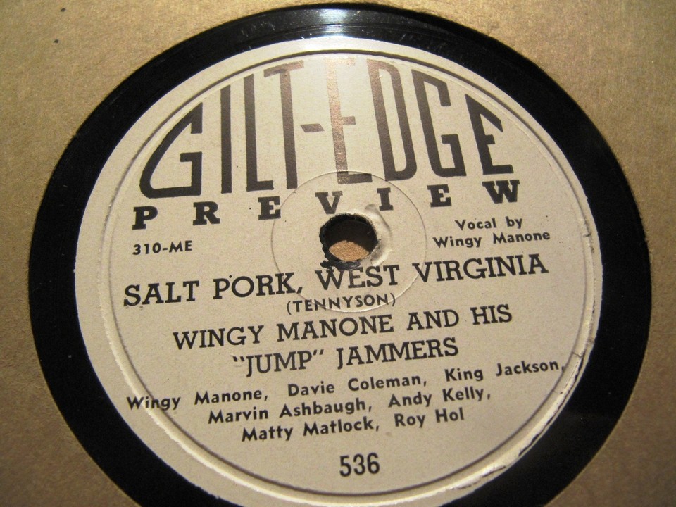 DJ PROMO WINGY MANONE JUMP JAMMERS Roy Hol Salty Pork/ Hot Peanuts GILT ...