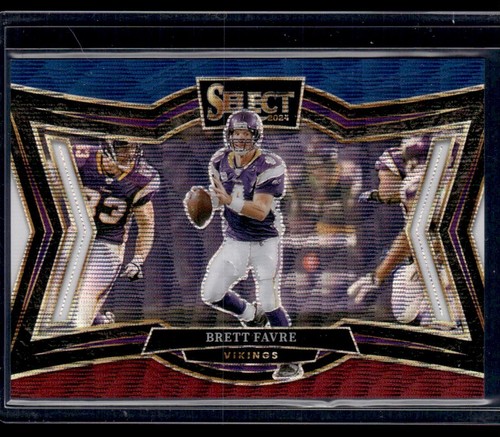 BRETT FARVE 2024 PANINI SELECT TRI COLOR FIELD LEVEL PRIZM 64/99 ...