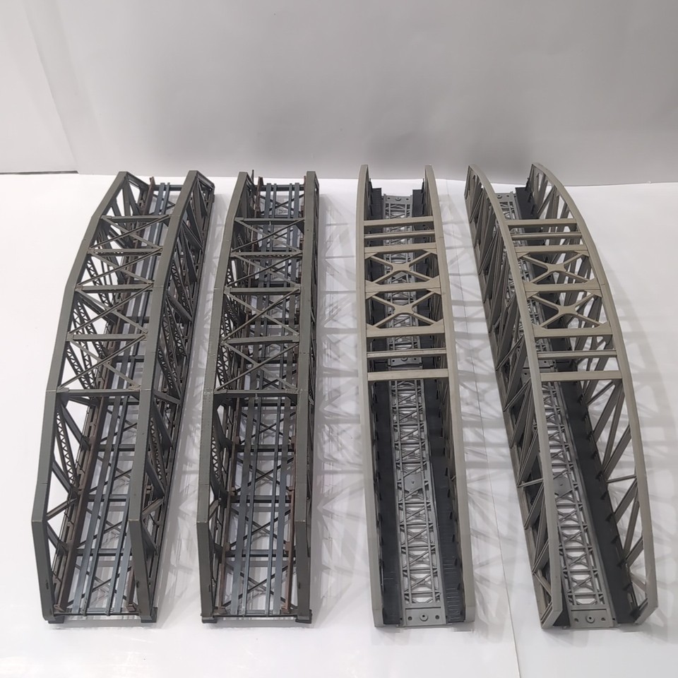 HO Arch Truss ROCO Railroad Bridges Vintage Lot of 4 18" Single Track ...