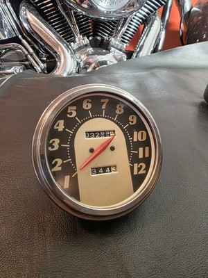 Harley OEM Panhead Shovelhead 62-67 tombstone speedometer | eBay