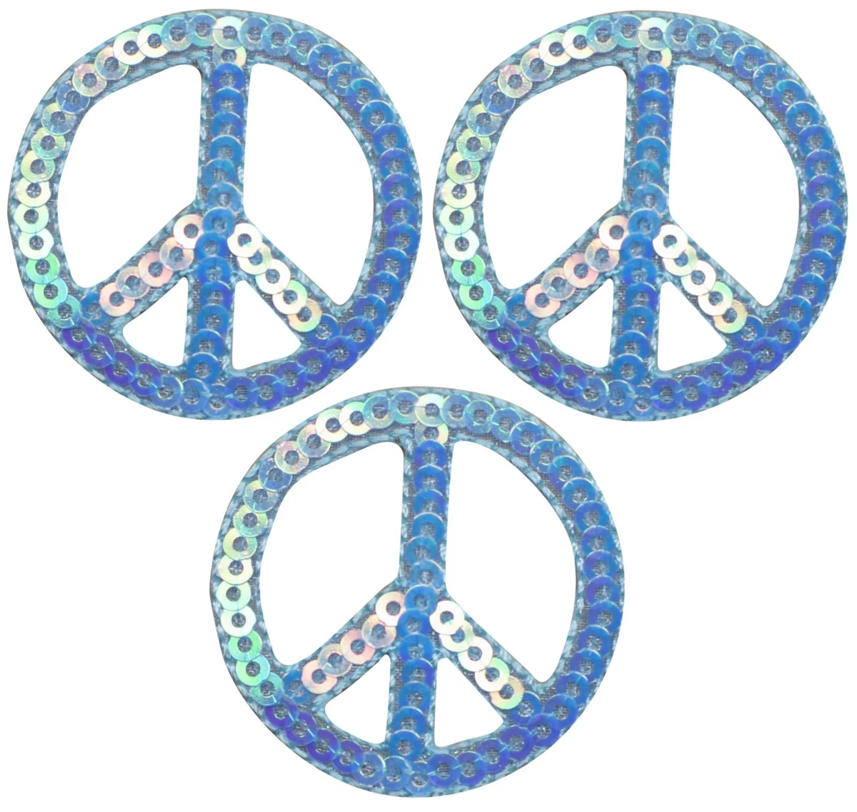 Light Blue Peace Sign