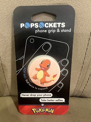 Popsockets Universal Phone Grip & Stand Pokémon Charmander Pop Socket ...