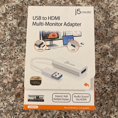 j5 Create USB to HDMI Multi-Monitor Adapter | eBay
