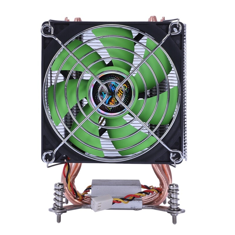 Pure Copper 4 Heat Pipe Thermal Processor Cooler For Lga /1150 /7674 | eBay