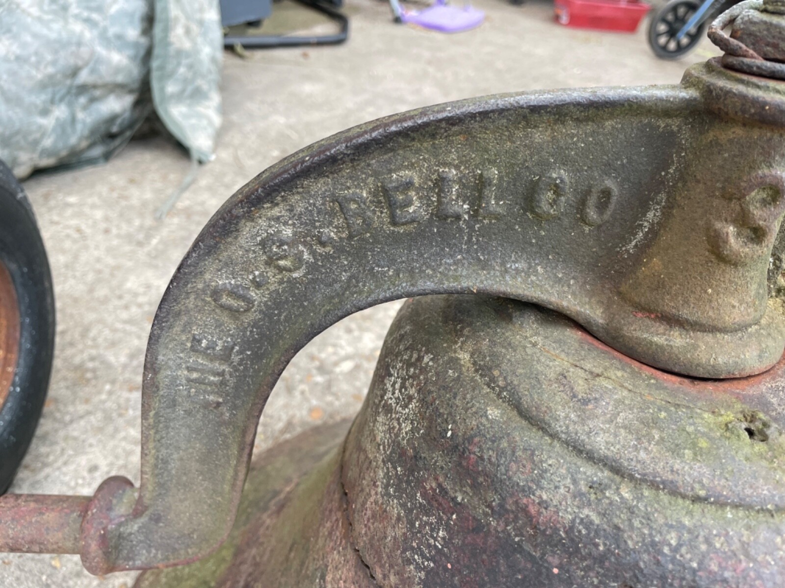 Antique Cast Iron C.S.BELL CO. HILLSBORO #3 Dinner Farmhouse School ...