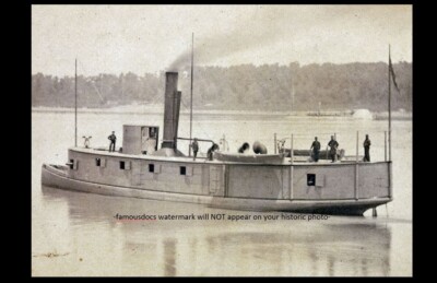 Confederate Cotton Clad Ram Ship CSS Little Rebel PHOTO Civil War Navy ...