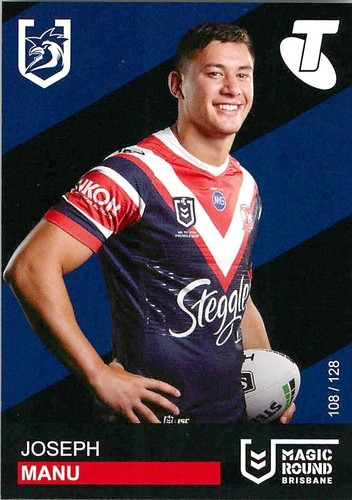 2019 SYDNEY ROOSTERS NRL Premiers Card JOSEPH MANU | eBay