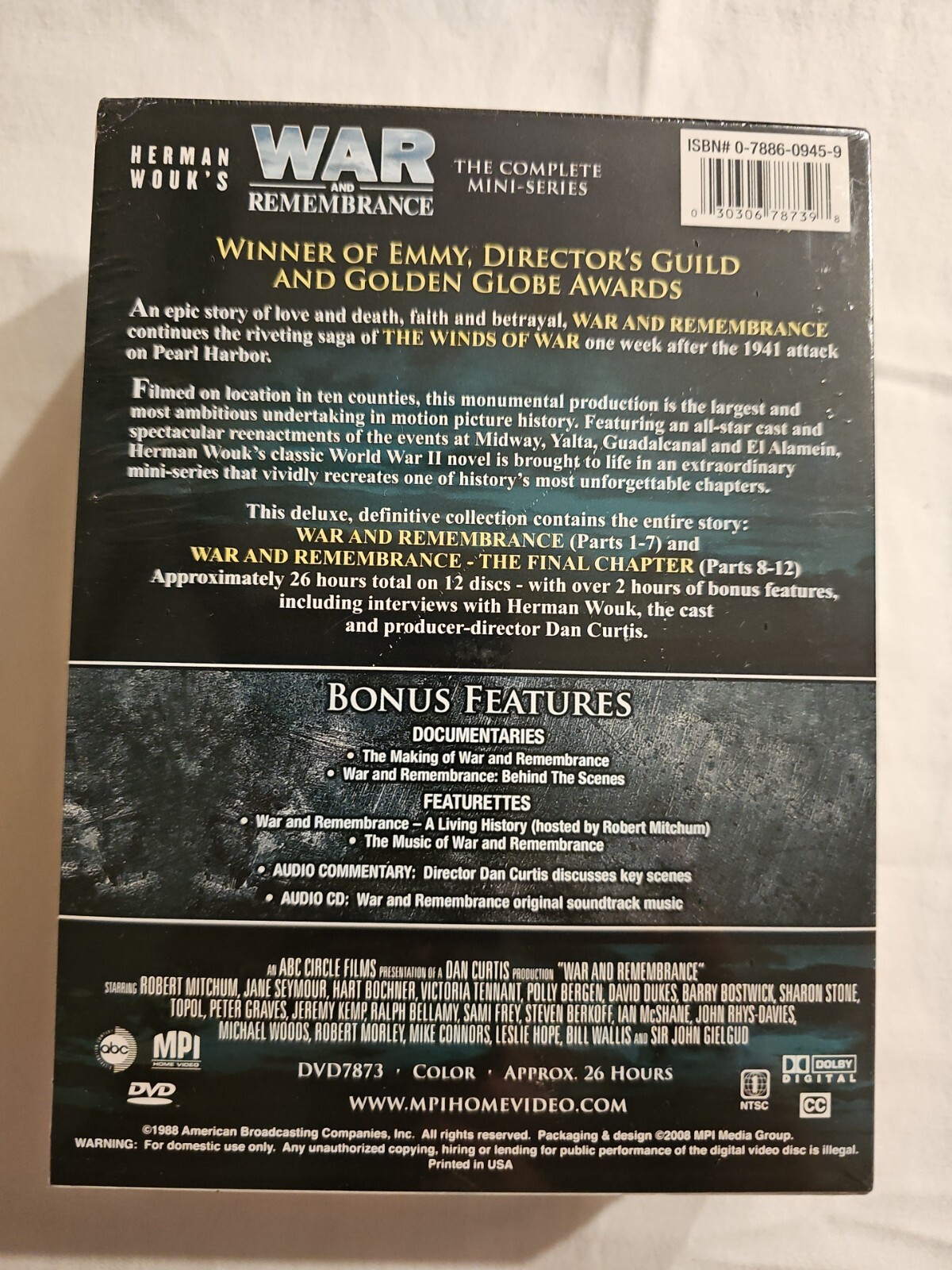 War and Remembrance The Complete Epic Mini-Series DVD Robert Mitchum | eBay