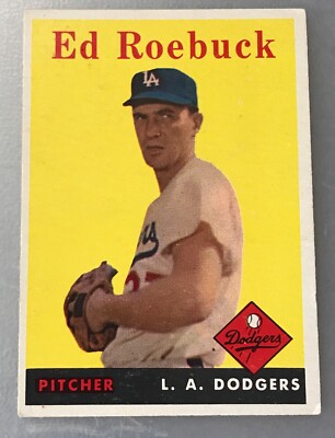 1958 Topps Baseball Card #435 Ed Roebuck | eBay