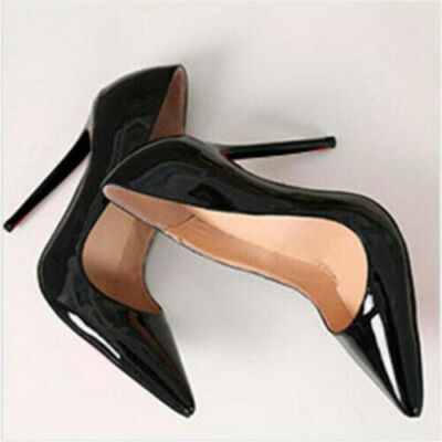 Shoes Women's High Heels Pumps 12cm Pointed Stiletto High Heels Large ...