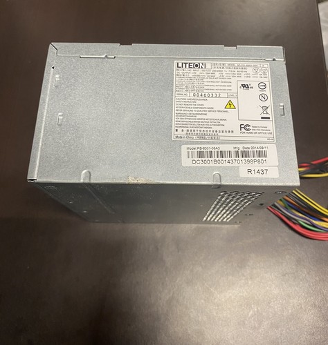 LiteOn PS-6301-08A 300W 24 Pin ATX Acer/gateway Desktop Power Supply ...