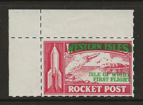 1934 GREAT BRITAIN rocket mail stamp ISLE OF WIGHT - EZ 5A1 - FREE ...