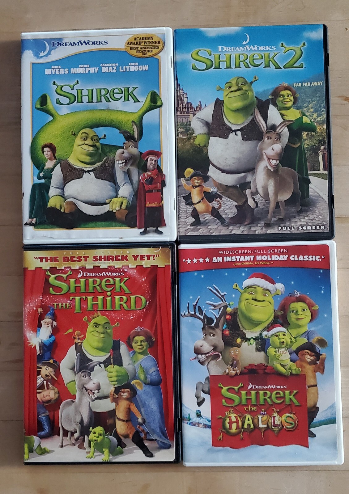 SHREK Dvds, Lot Of 4 | eBay
