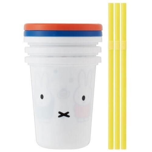 Miffy Tumblers with straws Set of 320ml Skater | eBay