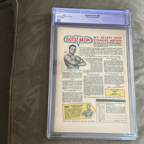 Fantastic Four #48 CGC 3.5 -1966 1st app. Galactus, Silver Surfer ...