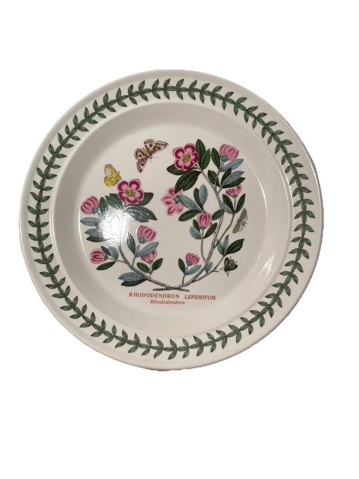 (Set 4) Portmeirion Botanic Garden Salad, Dessert , Appetizer Plate 7. ...