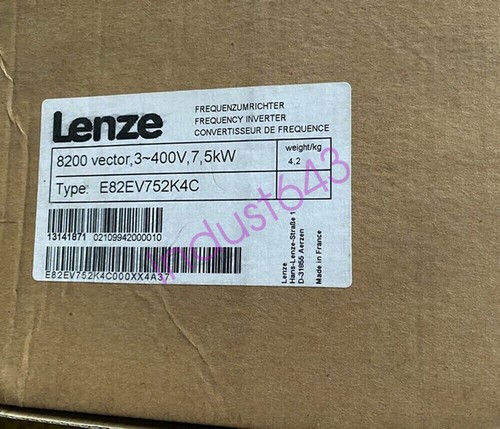 E82EV752K4C NEW LENZE 8200 VECTOR D-31855 E82EV752-4C 7.5KW | eBay