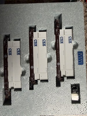 N Scale KATO 106-6125 BNSF Gunderson MAXI-IV Double Stack Car Set (3 Pk ...