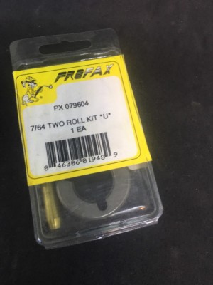 PROFAX MILLER 079612 DRIVE ROLL KIT TWO ROLL 7/64 V GROOVE FEEDERS ...