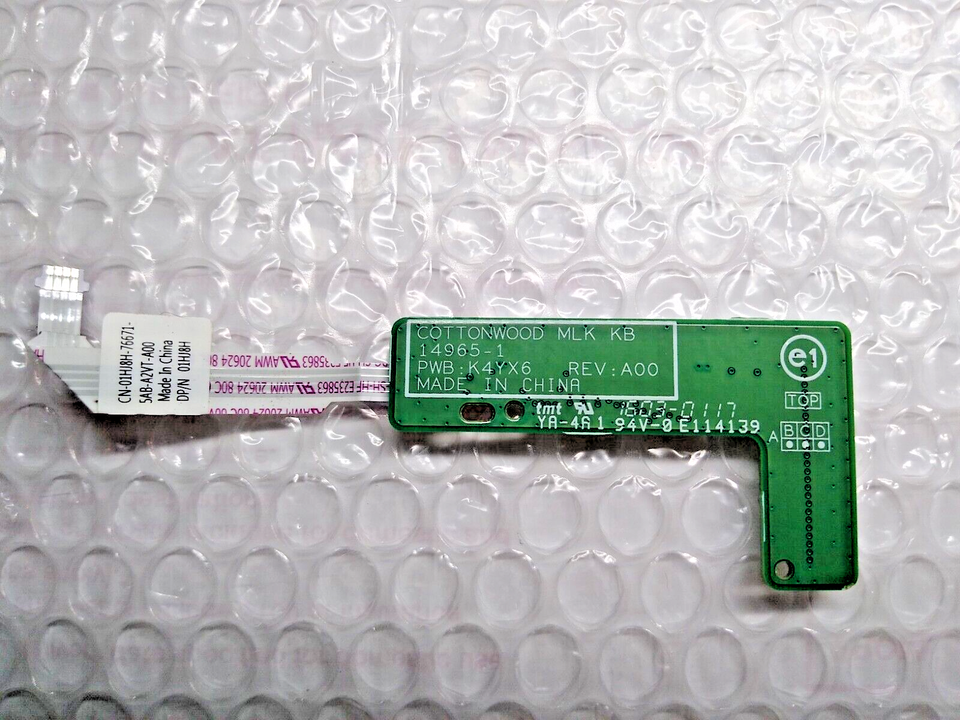 Dell Inspiron 15 7568 Keyboard Connector Board W Cable K4YX6 | eBay