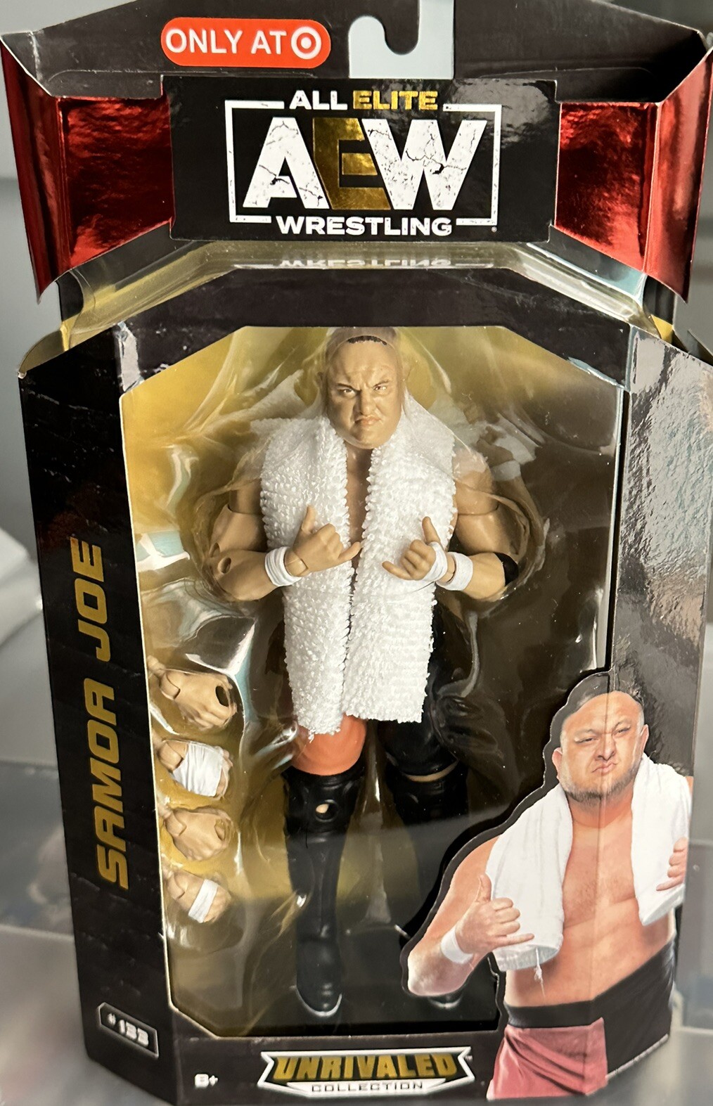 AEW Wrestling Unrivaled Samoa Joe #133 Action Figure Target Exclusive ...