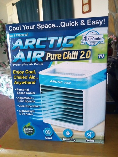 Artic Air Pure Chill 2.0 Evaporative Personal Air Cooler | eBay