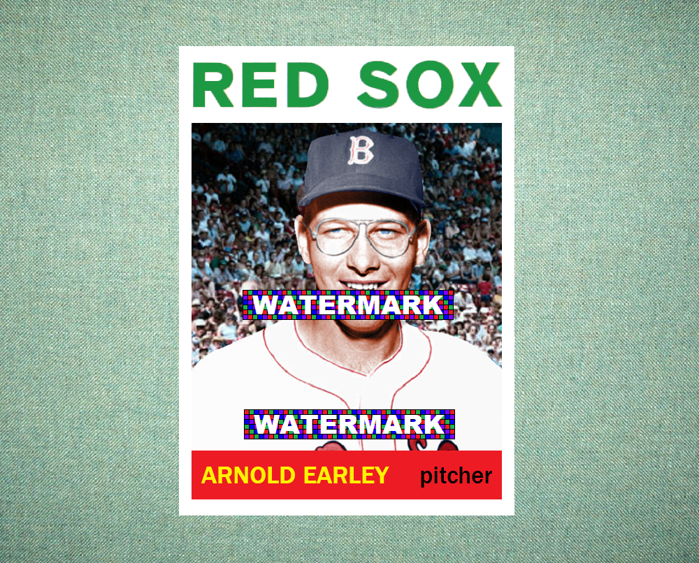 Arnold Earley Boston Red Sox 1964 Style Custom Baseball Art Card | eBay