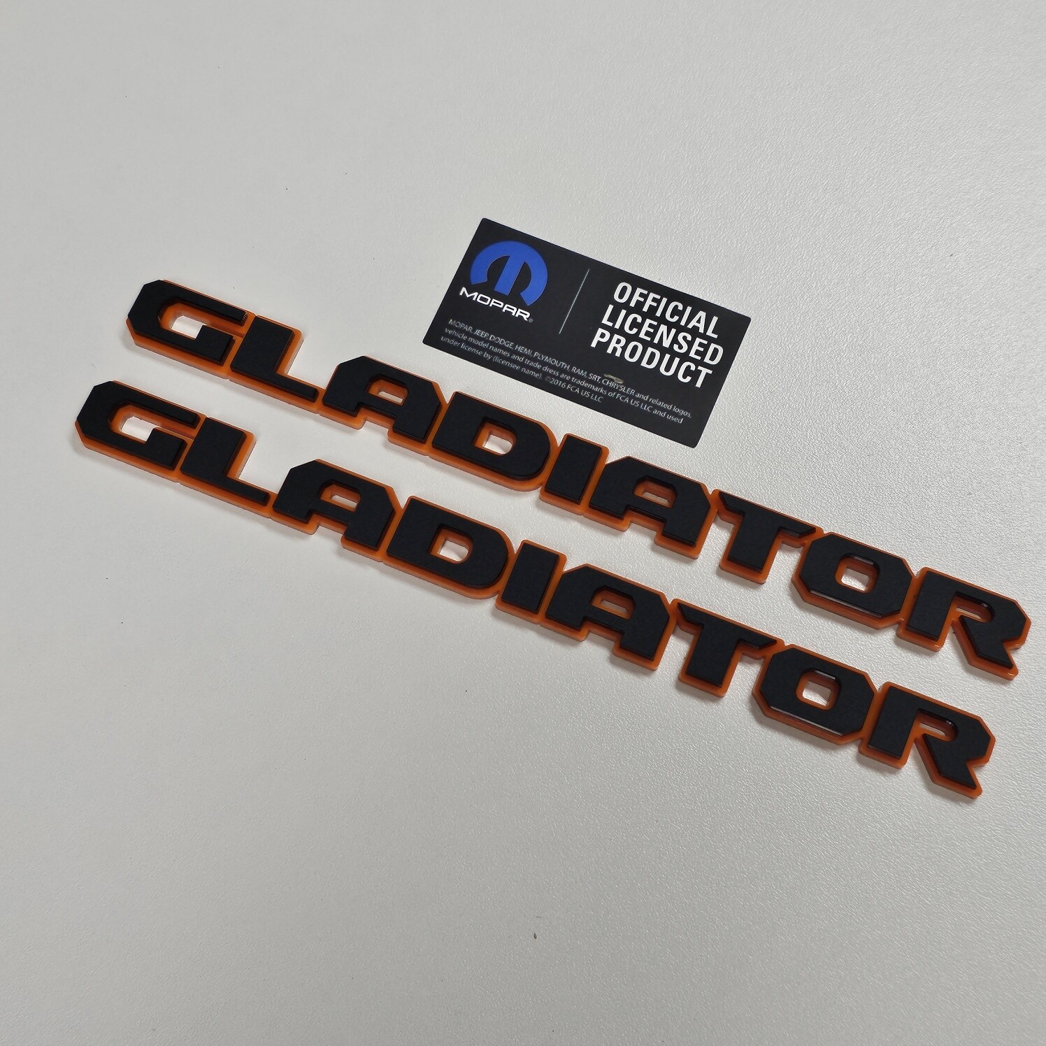 Officially Licensed Laser Cut Acrylic Jeep GLADIATOR Emblems - PAIR | eBay