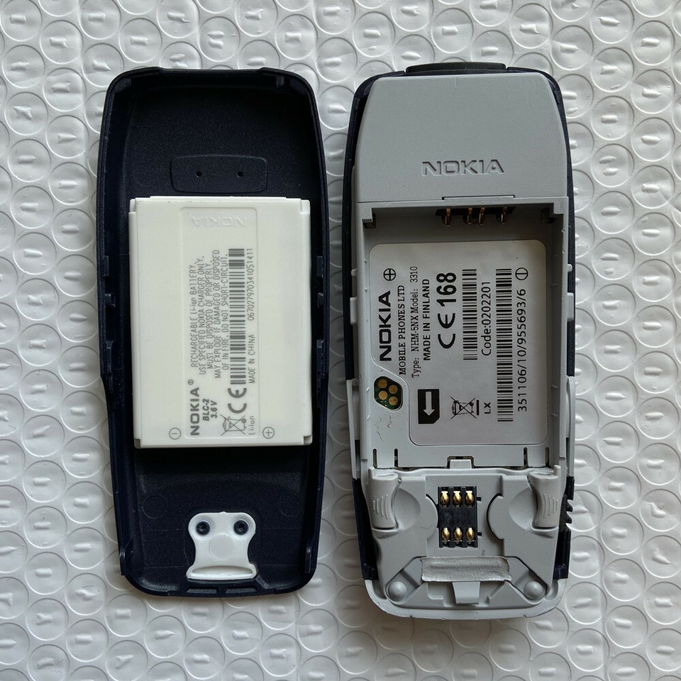 Nokia 3310 Navy blue Unlocked 2G GSM 900/1800 Mobile Phone - with Snake ...