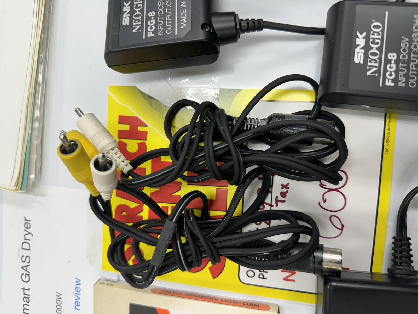 Collectors Dream SNK Neo Geo Aes Max 330 Mega Pro Gear Spec Boxed ...