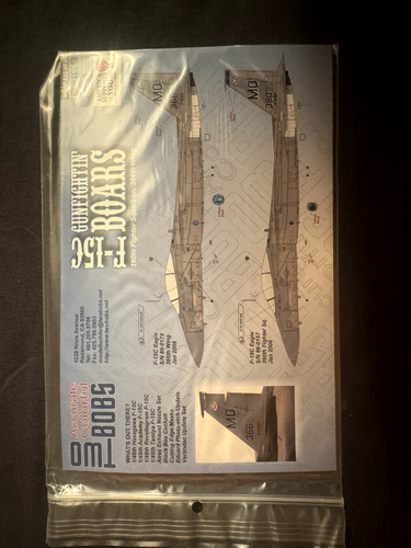1/48 Two Bobs F-15C Eagle Gunfightin' Boars Aftermarket Decal Set | eBay