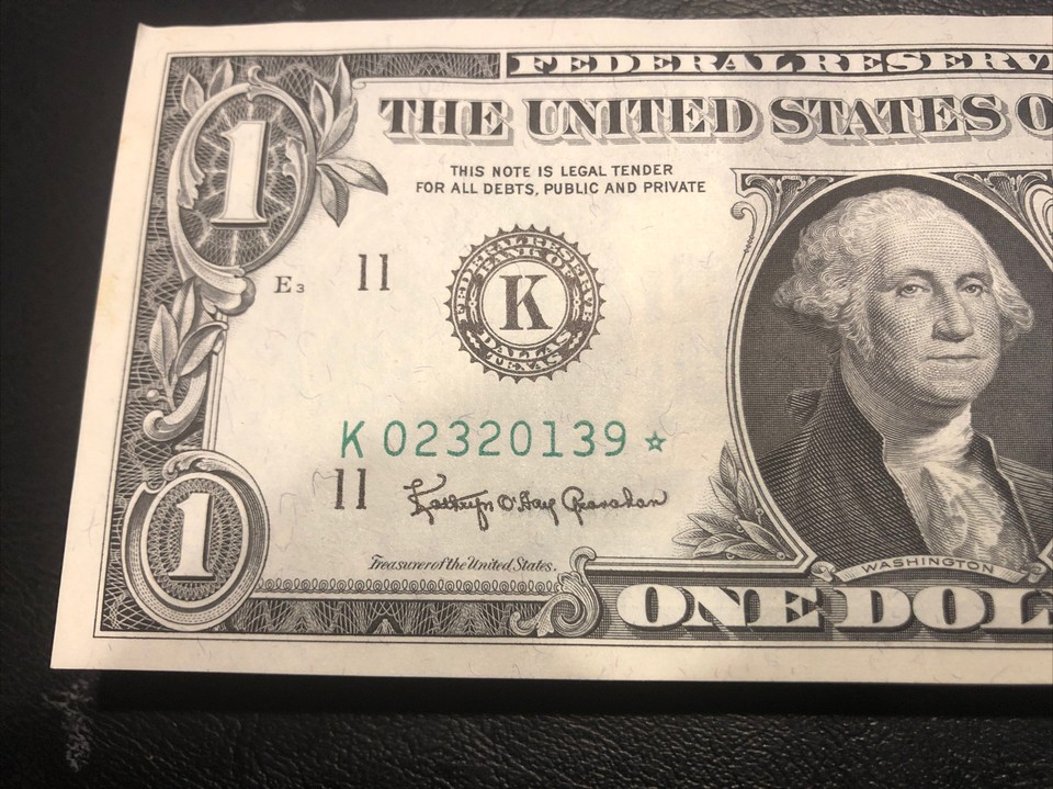 1963A One Dollar Star Bill Uncirculated Sequential Star Note ($1) UNC ...