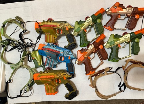 4 Vintage Hasbro Tiger Electronic Lazer Tag Team Ops Blasters see ...