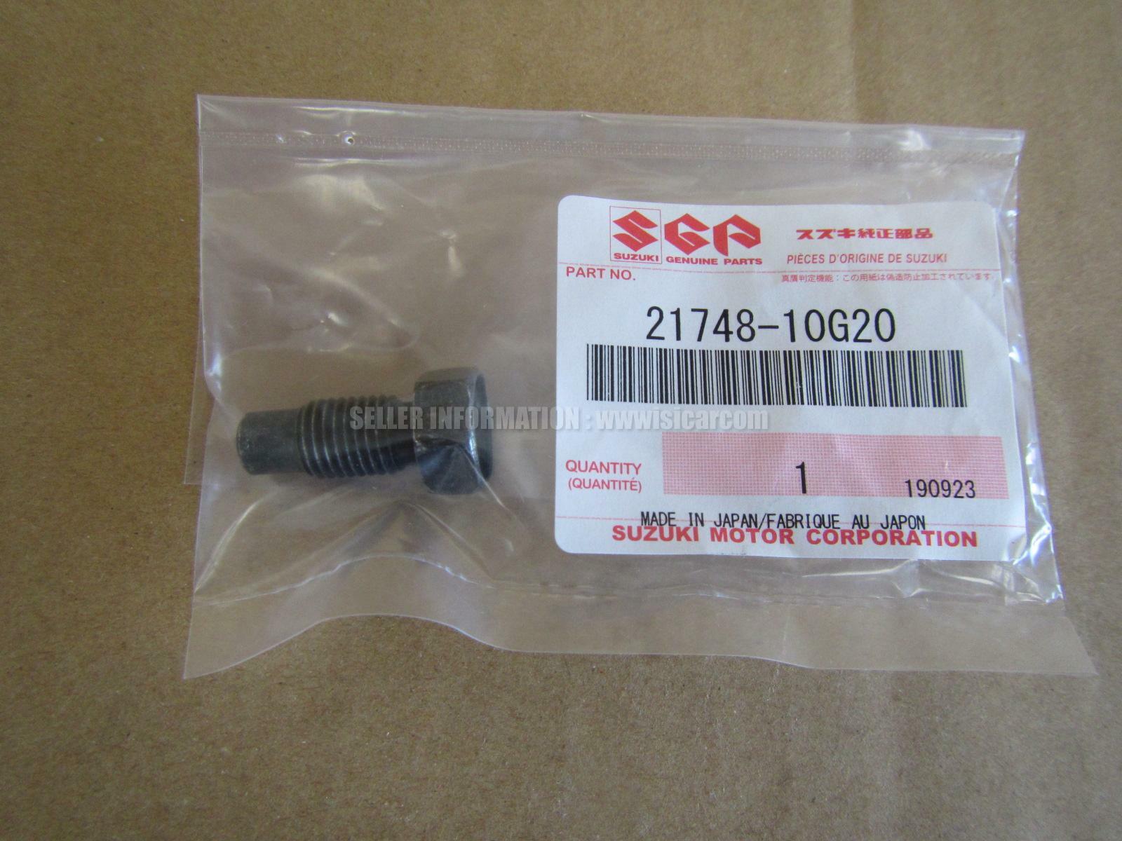 SUZUKI BURGMAN 2011 - 2018 AN650 CVT. BOLT SHAFT STOPPER 21748-10G20 ...