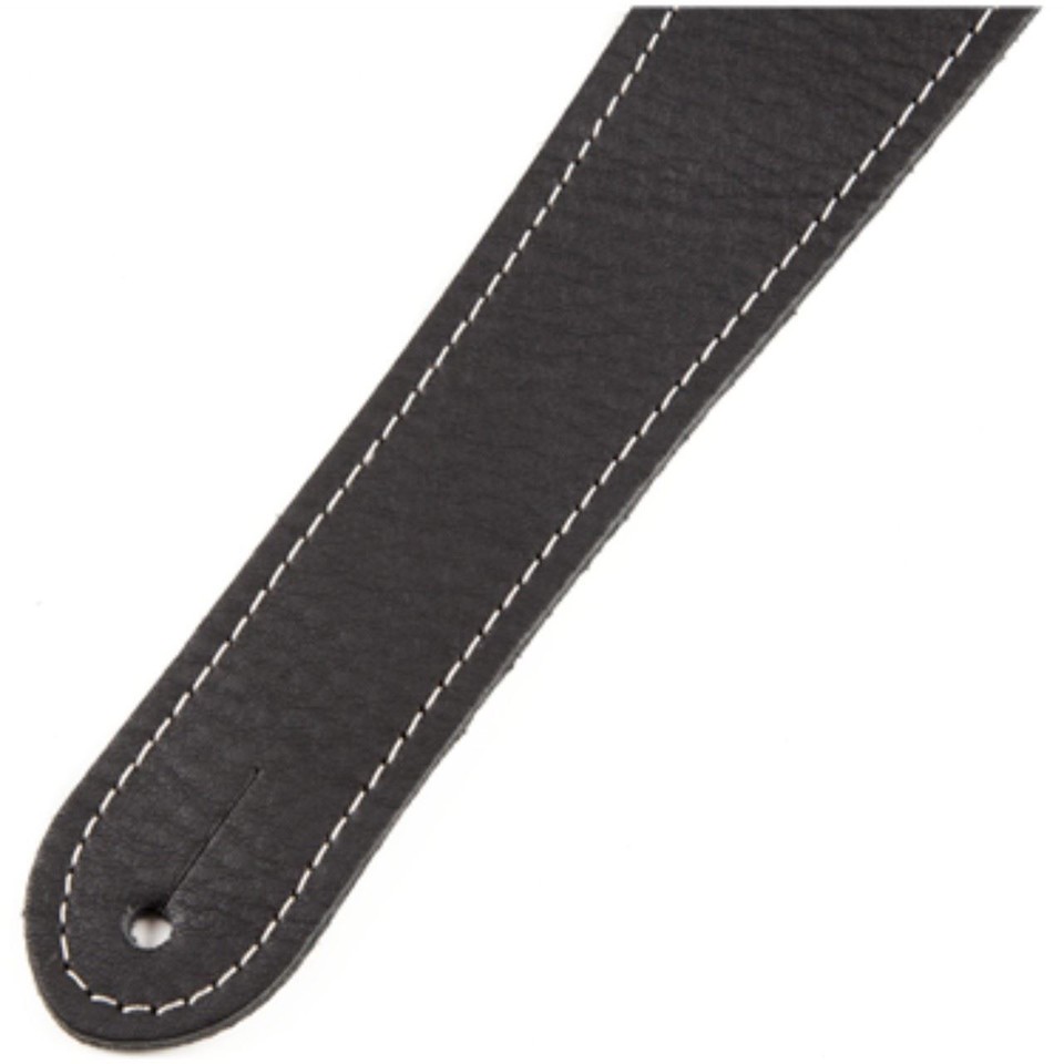Fender 2" Monogrammed Leather Guitar Strap w/ Suede Backing, Black | eBay