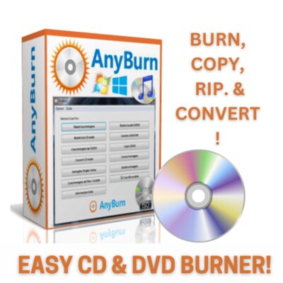 AnyBurn DVD Burning Software | Cd Dvd Burning Software | Iso Writing on CD-ROM | eBay UK