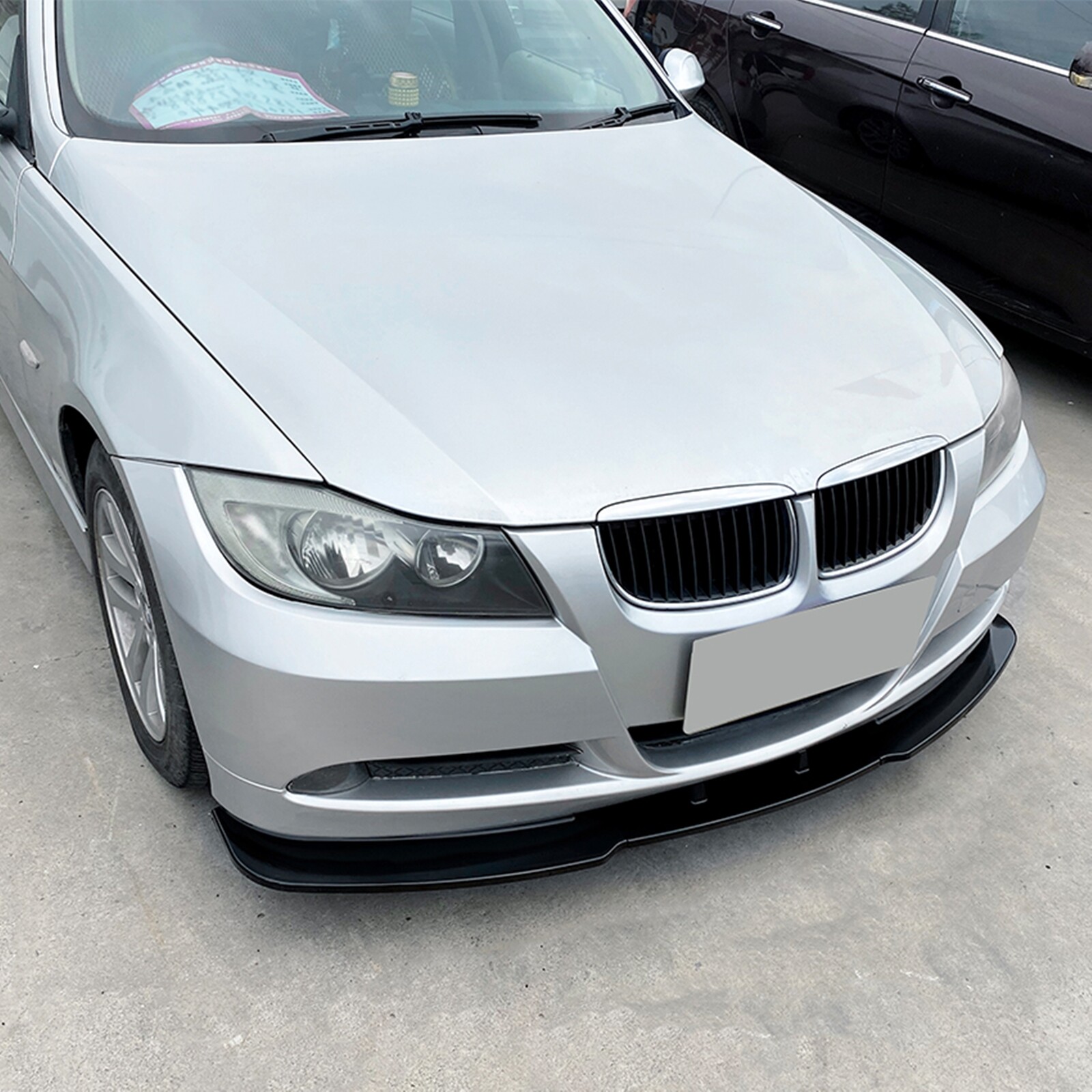 Front Bumper Spoiler Lip Kit For BMW 3 Series E90 E91 2005-2008 Glossy ...