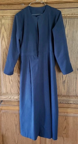 AMISH/ MENNONITE WOMEN'S BLUE 2 PIECE DRESS 36'' BUST HANDMADE | eBay