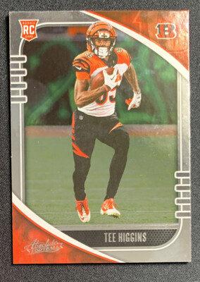 Tee Higgins 2020 Panini Absolute Rookie Card RC #190 | eBay