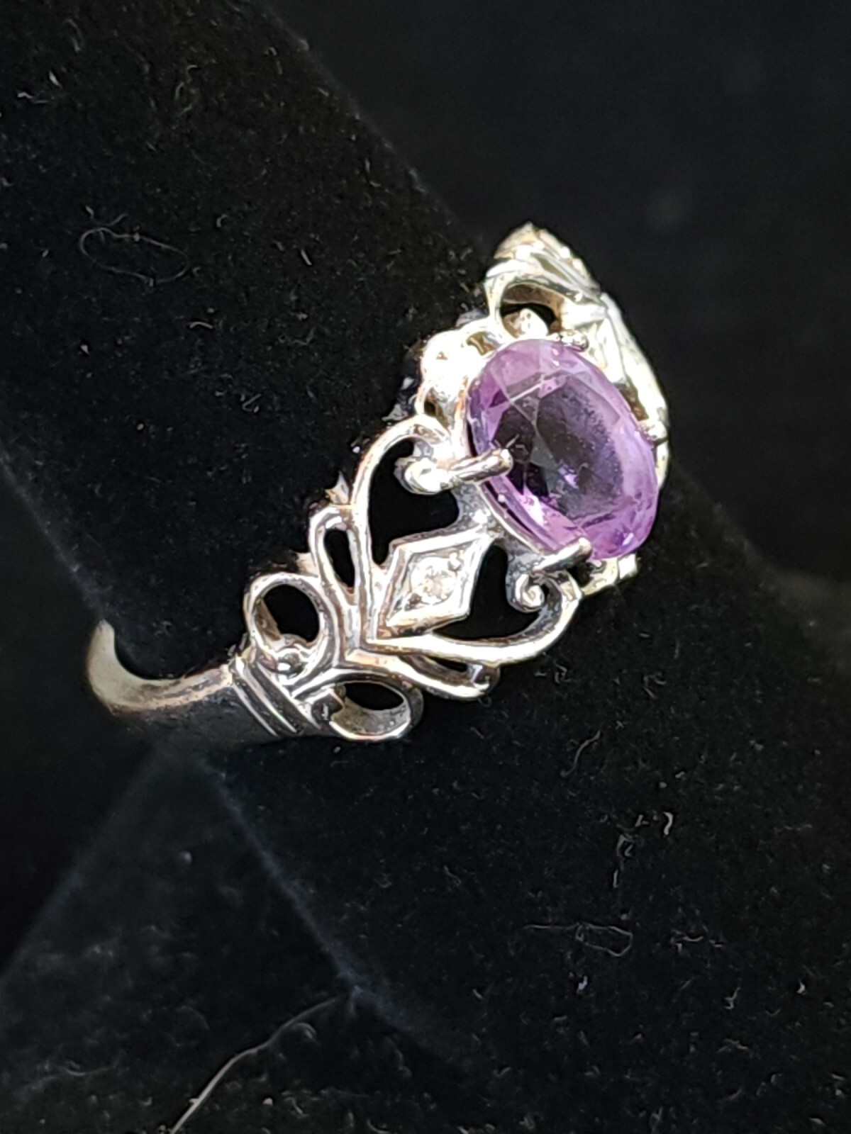 RJ Graziano Sterling Silver 925 Purple Amethyst Gemst… - Gem