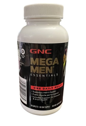 GNC Mega Men Essentials One Daily Multi 60 Caplets Sealed Exp 05/24 | eBay