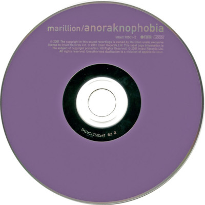 Marillion - Anoraknophobia (CD Used Very Good) DISC ONLY #70A | eBay