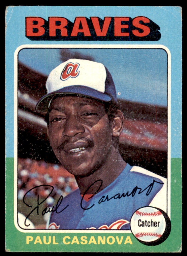 1975 Topps Baseball Card Paul Casanova A Atlanta Braves #633 | eBay