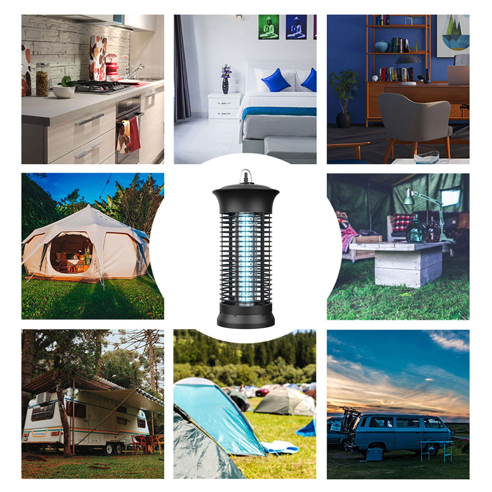 Indoor Mosquito Killer Electric Shock Mosquito Trap Bug C8U4 | eBay