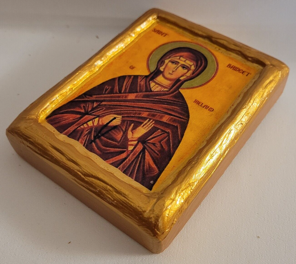 Saint Brigid Brighid Brid Bridget of Ireland Catholic & Eastern ...