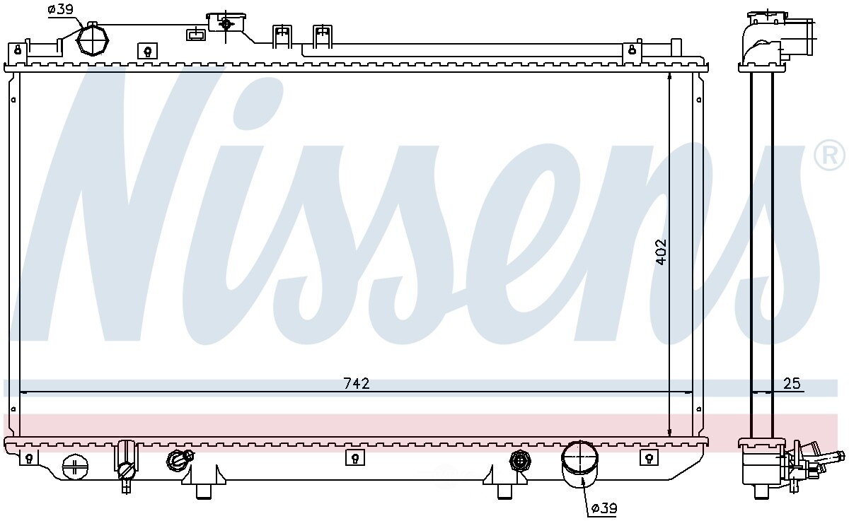 Nissens North America 64658 Radiators, Coolers and Related Components ...