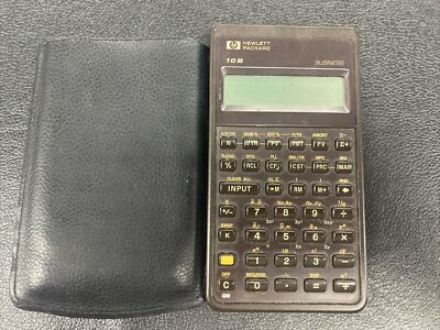 Hewlett Packard HP 10B Business Financial Calculator w/ Slip Cover ...