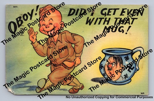 Hitler in Kids Chamber Pot WWII Soldier Mail Savannah Georgia to ...