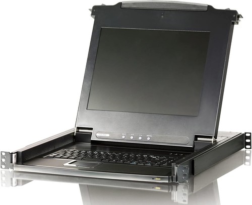 ATEN Single Rail 17" LCD Console (PS/2-USB, VGA) CL1000M, 1920 x 1200 ...