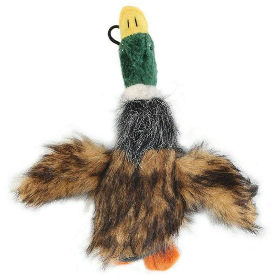 Funny Pet Dog Puppy Squeaky Duck Squeaker Plush Mallard Sound Play Chew ...